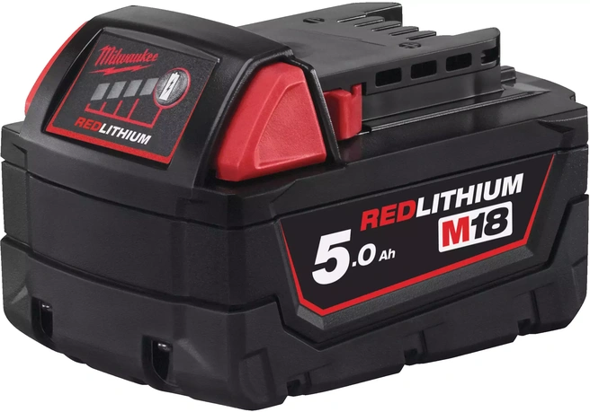 Specificaties van Milwaukee M18 B5 18V Li-Ion accu - 5.0Ah - Tweakers