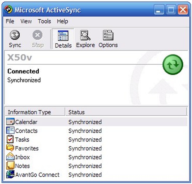 Specificaties van Microsoft ActiveSync - Tweakers
