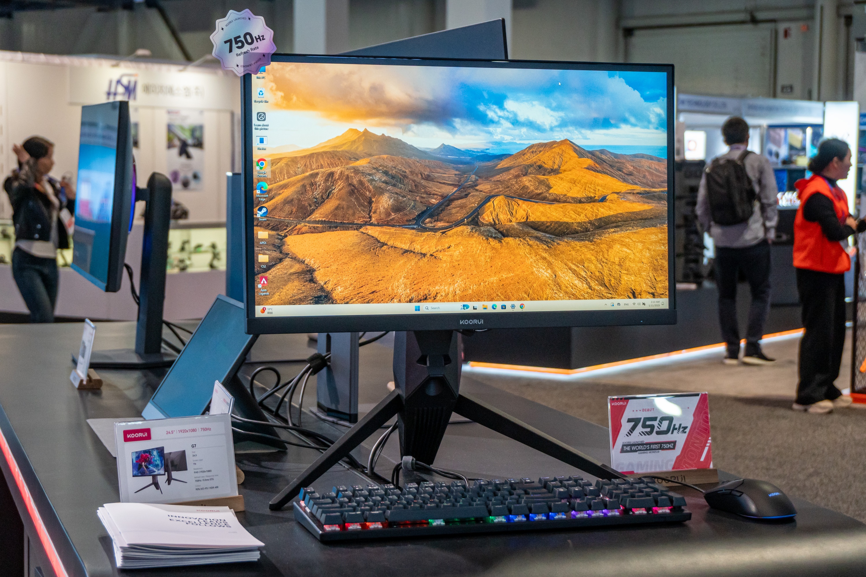 Koorui toont 750Hz lcd-monitor op CES - Tweakers
