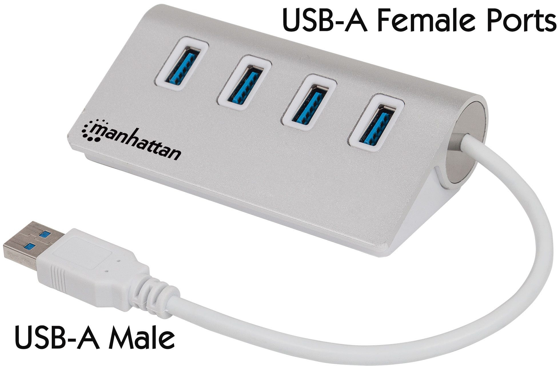 Beste prijs van Manhattan USB-A Hub, 4x USB-A Ports, 5 Gbps (USB 3.2 ...
