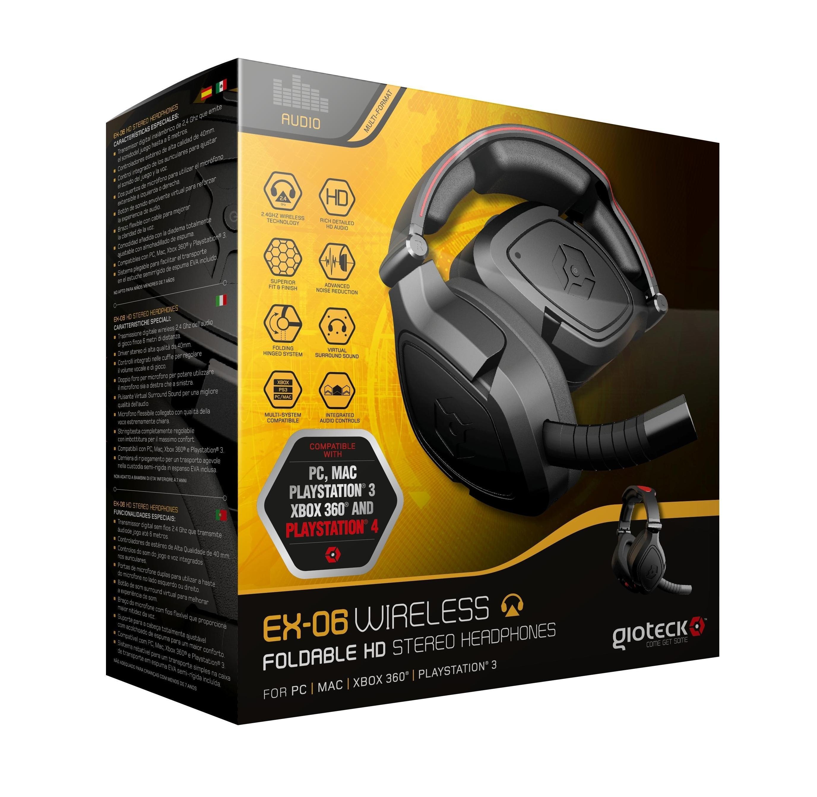 Gioteck EX-06 Draadloze Gaming Headset - Kenmerken - Tweakers