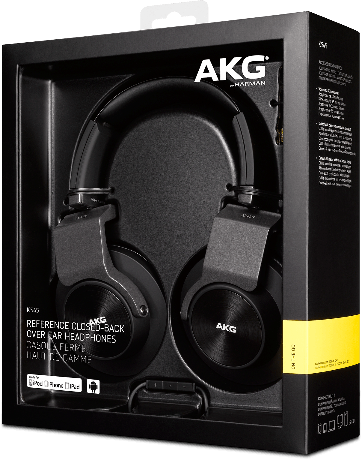 Specificaties van AKG K545 (Zwart) - Tweakers