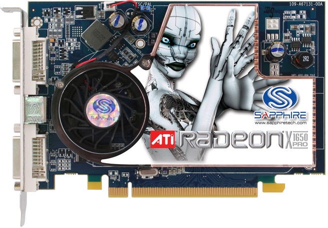 Specificaties van Sapphire Radeon X1650 Pro 512MB DDR2 (AGP, 2x DVI) 11091-04-20R - Tweakers