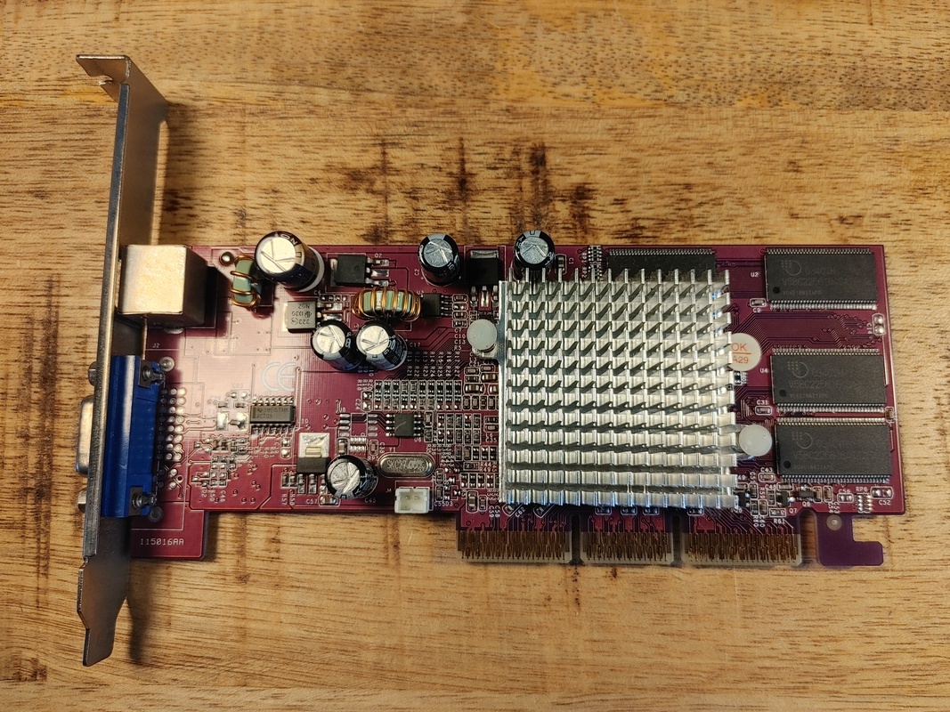 Palit GeForce MX4000 128MB DDR-RAM AGP Videokaart aangeboden - Vraag ...