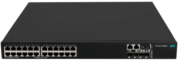 Specificaties van HPE FlexNetwork 5520HI 24 10/100/1000BASE-T 4 10G/1G BASE-X SFP+ 1 Exp 2 Fan ...