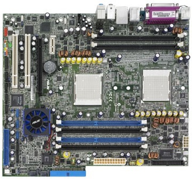 Asus K8N-DL, nForce4 Pro (E-ATX, PCI-E, Sound, LAN, SATA, 1394 ...