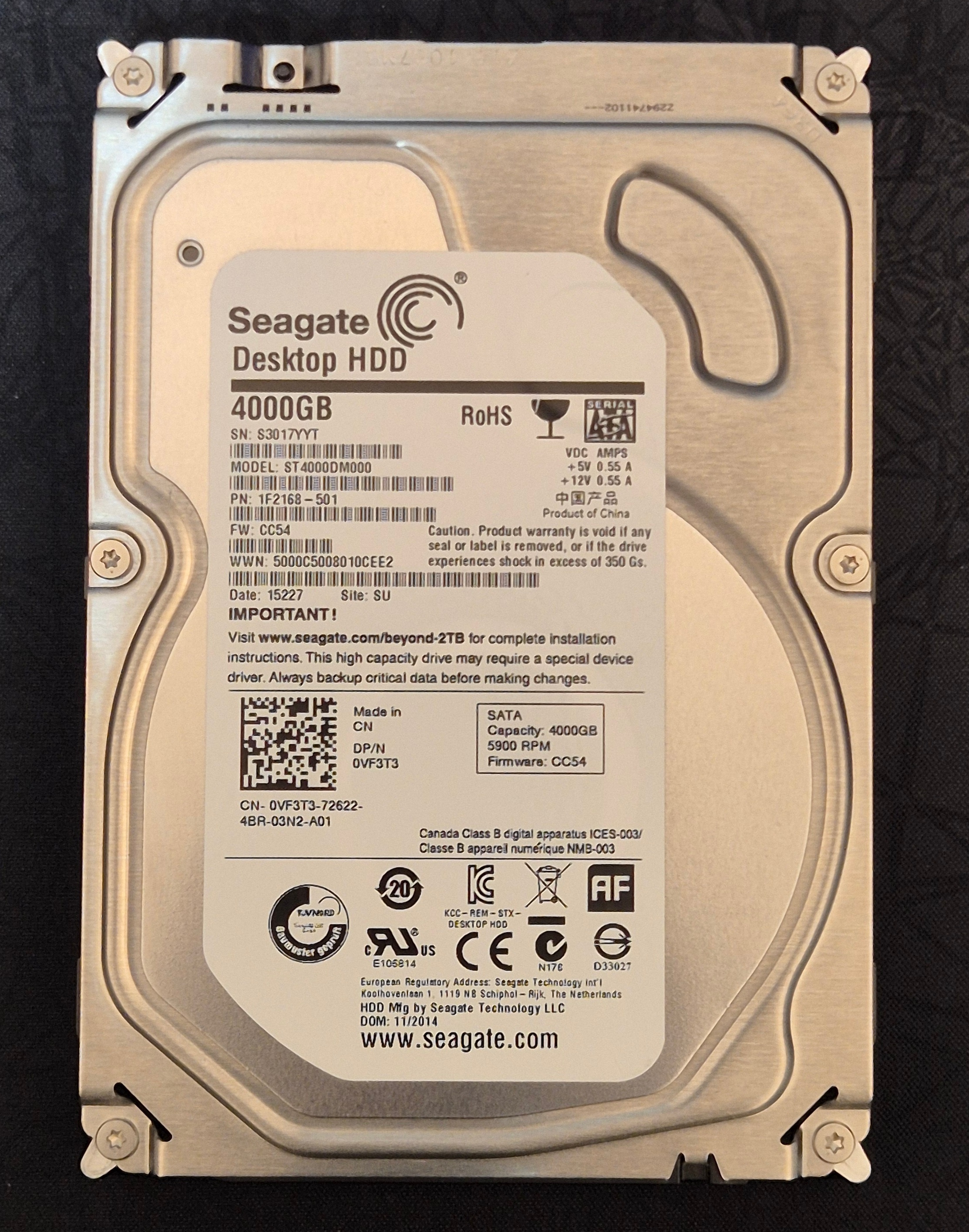Seagate Desktop HDD, 4TB aangeboden - Vraag & Aanbod - Tweakers