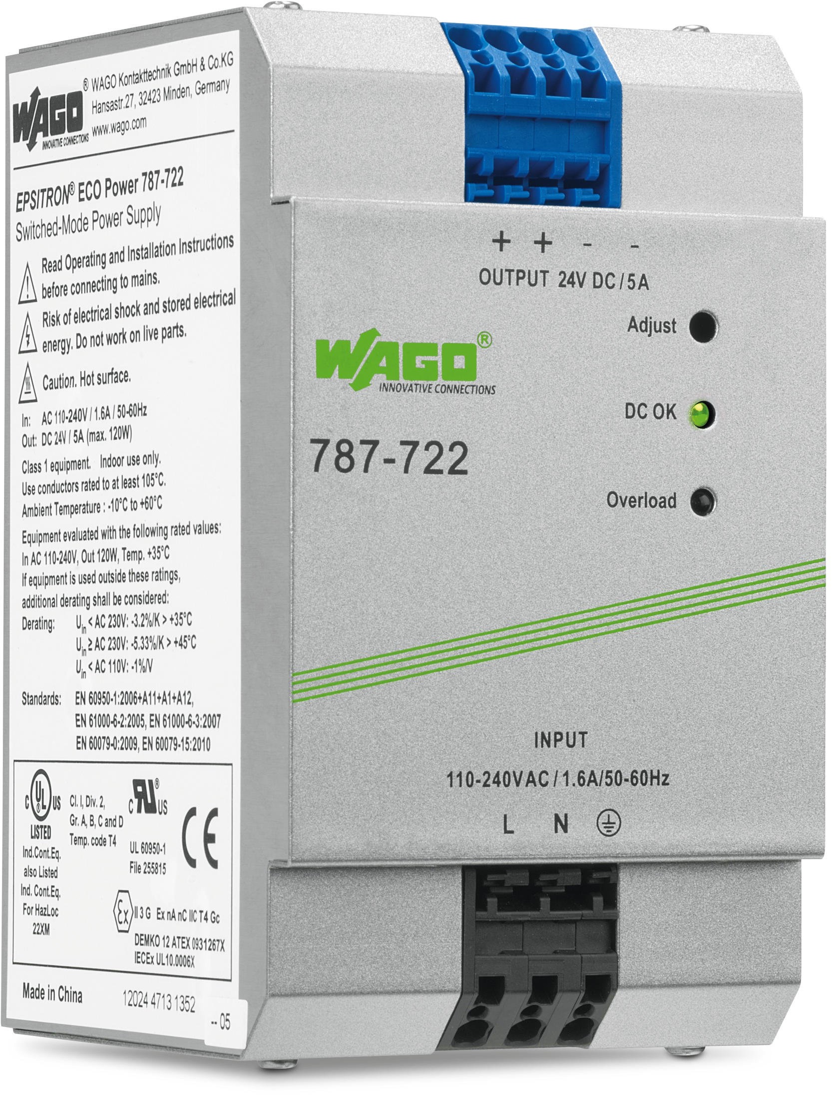 Specificaties van Wago 787-722 - Tweakers