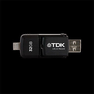 TDK 2-in-1 Micro USB Flash Drive 32GB Zwart - Kenmerken - Tweakers