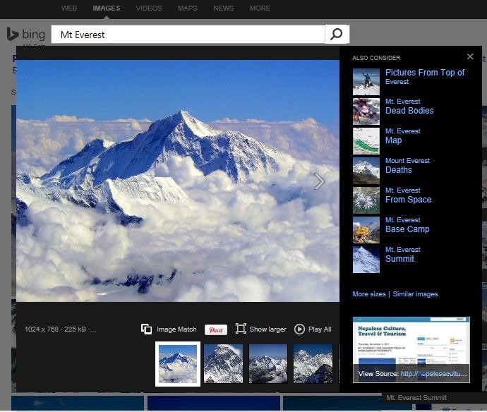 Microsoft breidt Bing uit met Image Match - Tweakers