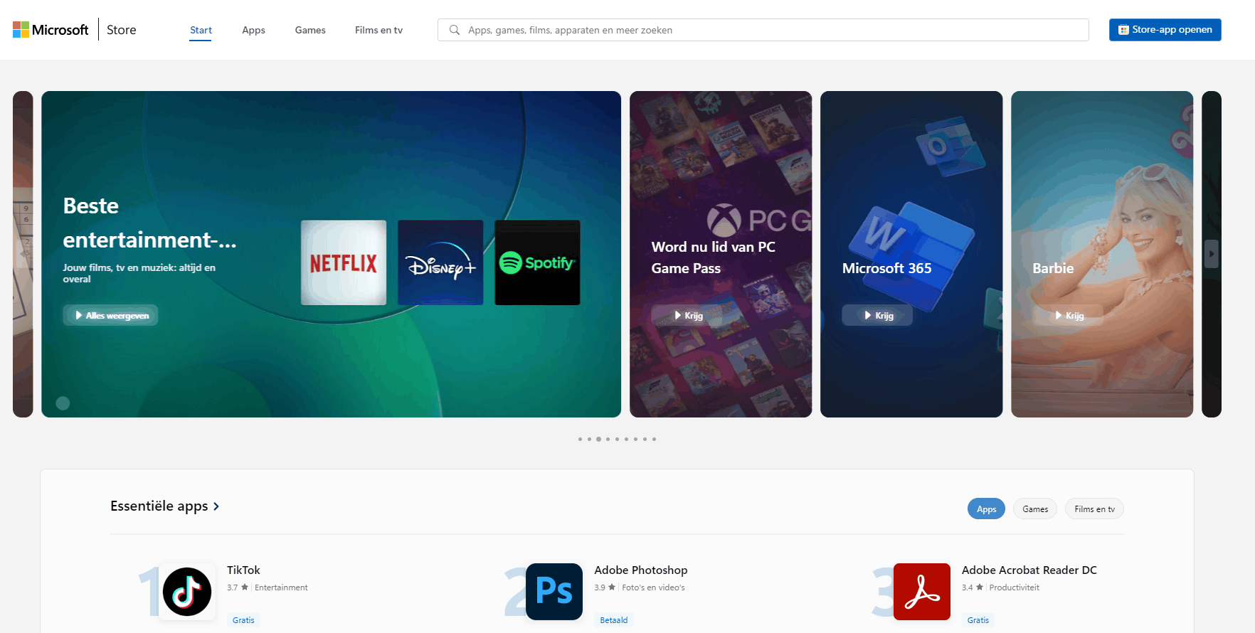 Microsoft brengt vernieuwde webversie van Microsoft Store uit ...