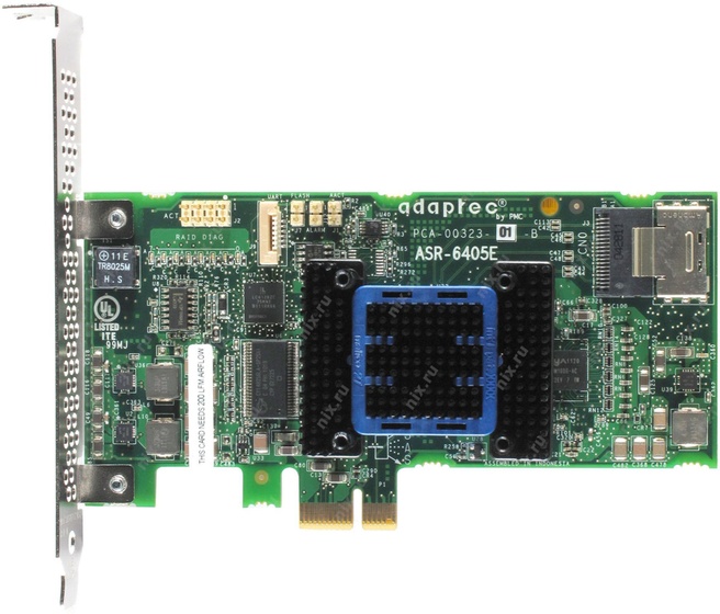 Specificaties van Adaptec RAID 6405E - Tweakers