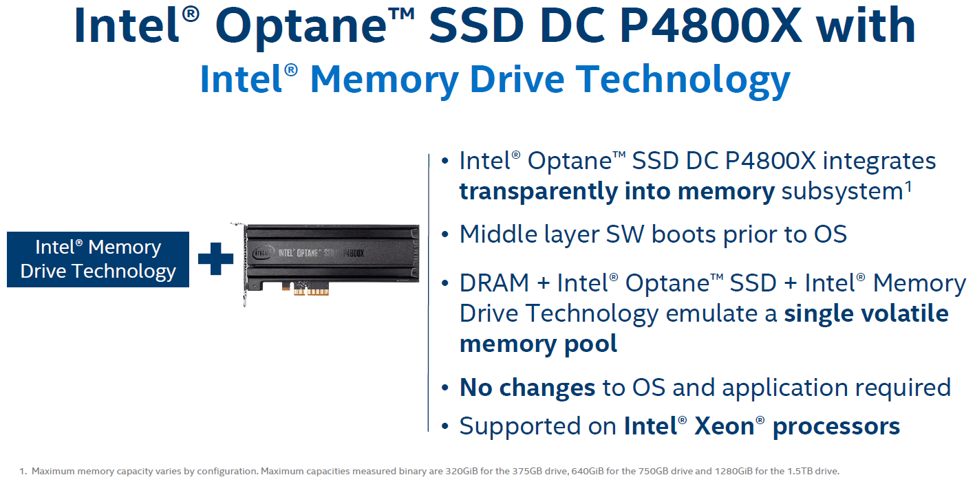 Intel introduceert Optane DC P4800X-ssd met 375GB 3D XPoint-geheugen ...