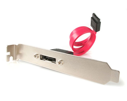 Startech.com eSATA Cable with External Slot Plate Zwart kopen ...