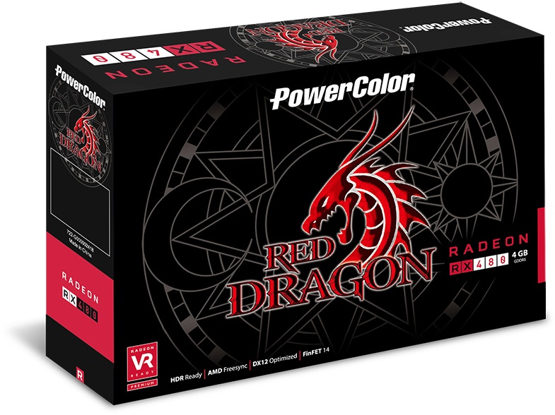 Powercolor Radeon RX 480 4GB Red Dragon - Kenmerken - Tweakers