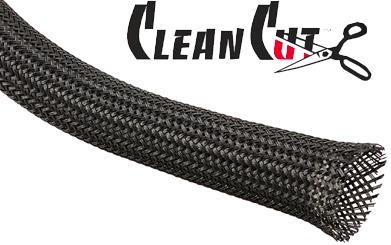 Techflex Flexo Clean Cut 3/8" (9,5mm) Zwart Zwart - Kenmerken - Tweakers