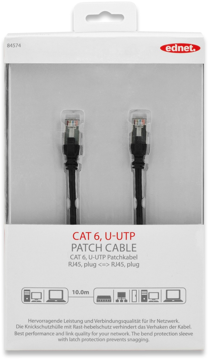 Specificaties van Ednet 84574 Zwart - Tweakers