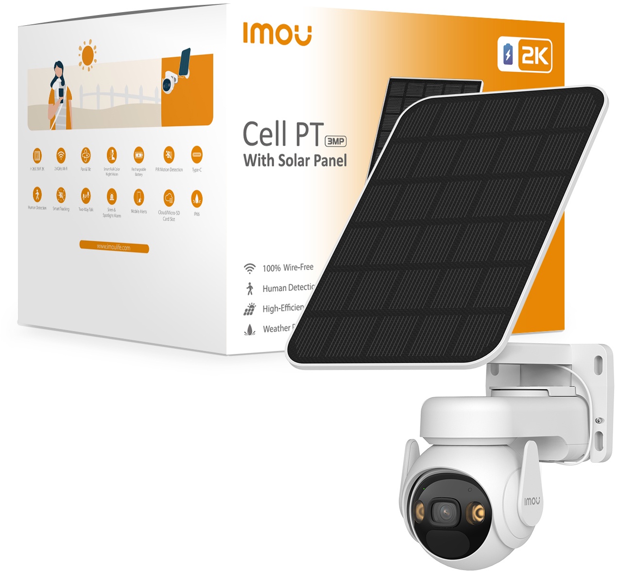 Specificaties van Imou Cell PT Solar Kit - Tweakers