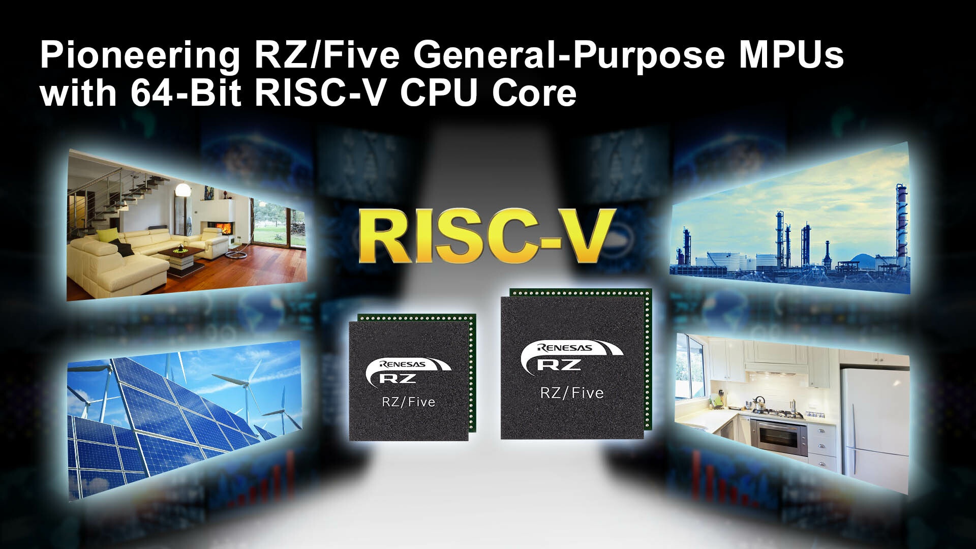 Renesas introduceert RZ/Five-microprocessor met 64bit-RISC-V-core - Tweakers