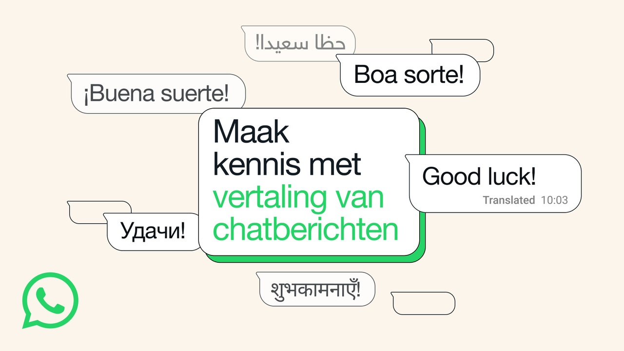 WhatsApp kan binnenkort chatberichten vertalen op Android en iPhones ...