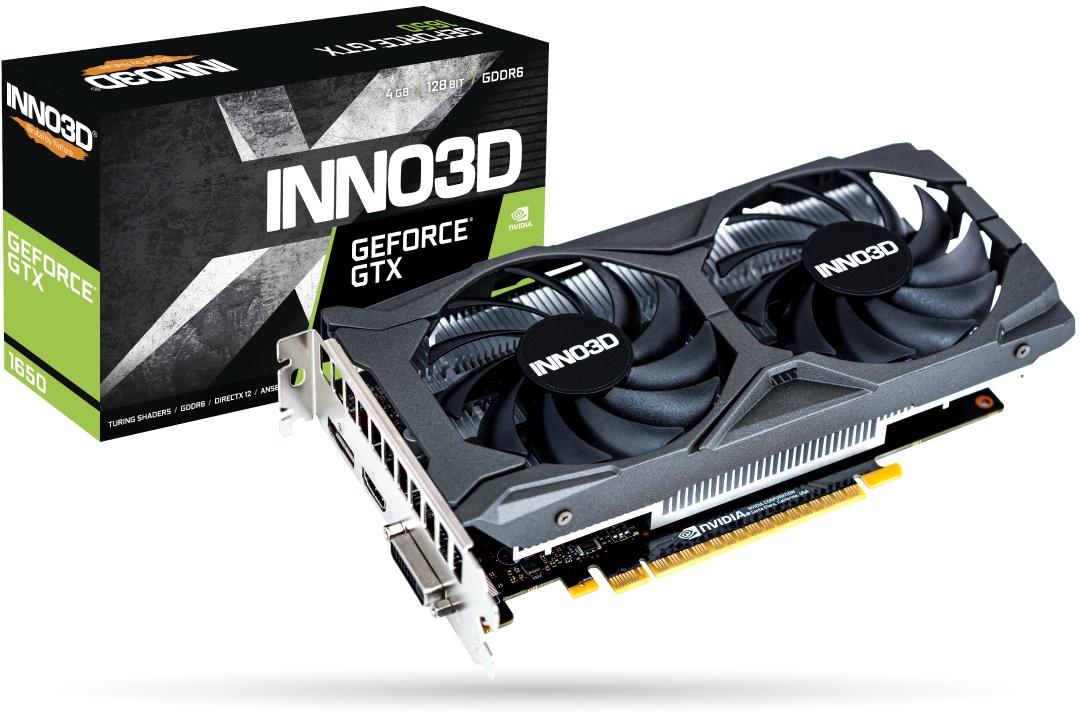 Specificaties van INNO3D GeForce GTX 1650 GDDR6 TWIN X2 OC V2 - Tweakers