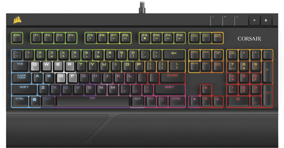 Specificaties van Corsair Gaming Strafe RGB Cherry MX Silent (US layout ...