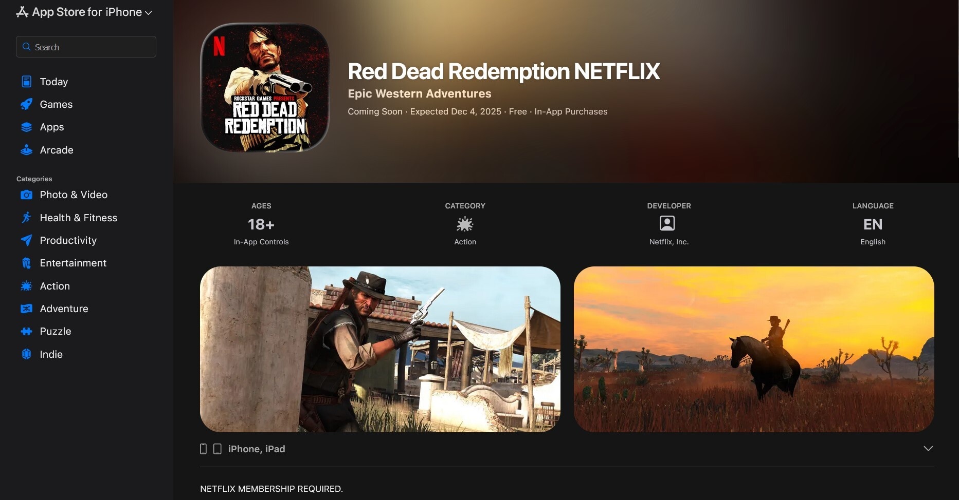 Netflix gaat Rockstar-game Red Dead Redemption uitbrengen voor iOS en ...