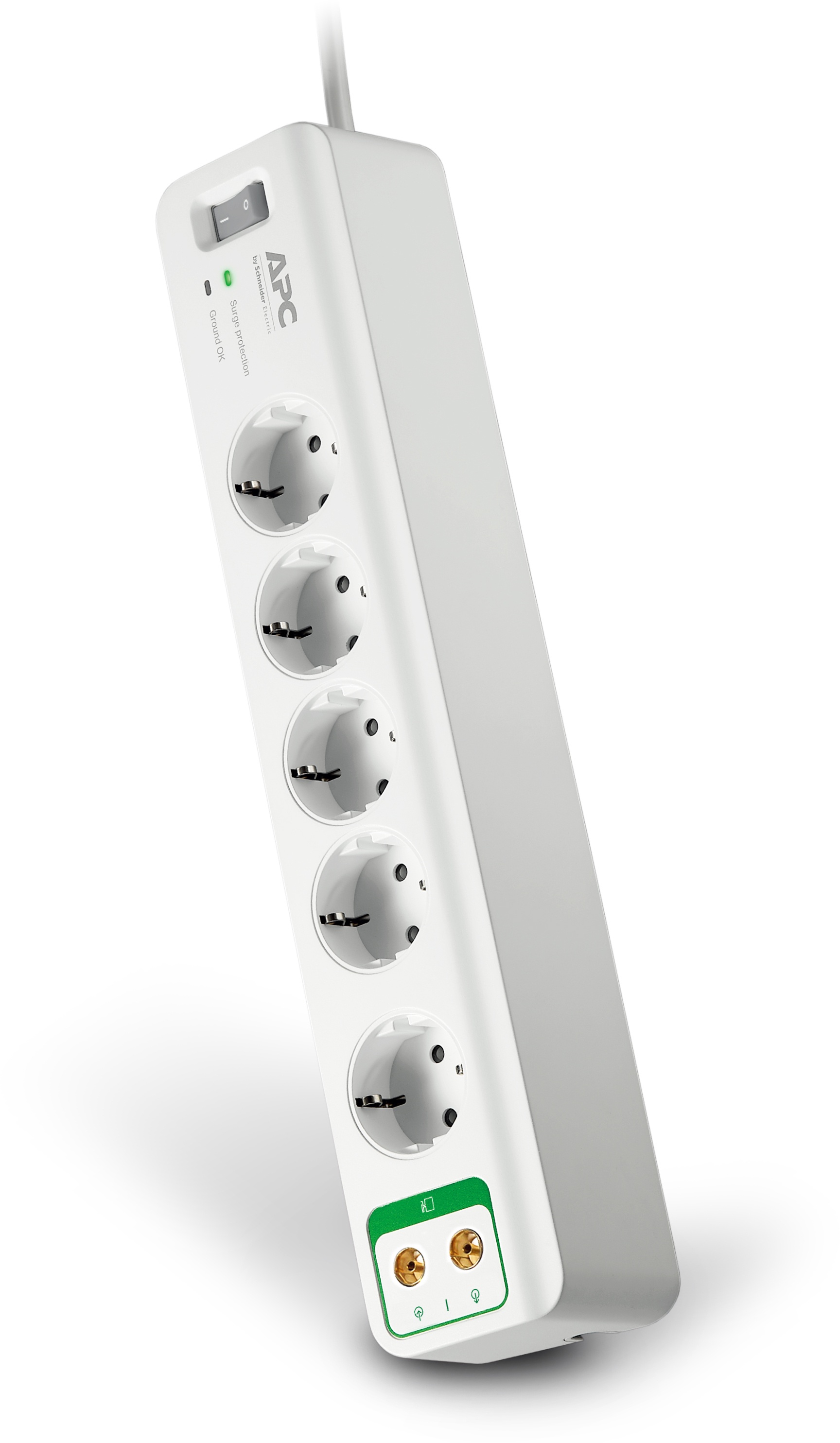 APC Essential SurgeArrest 5 outlets with Coax Protection 230V (EU ...