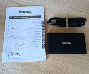 Hama USB-3.0-multi-kaartlezer, SD / microSD / CF / MS, zwart aangeboden ...