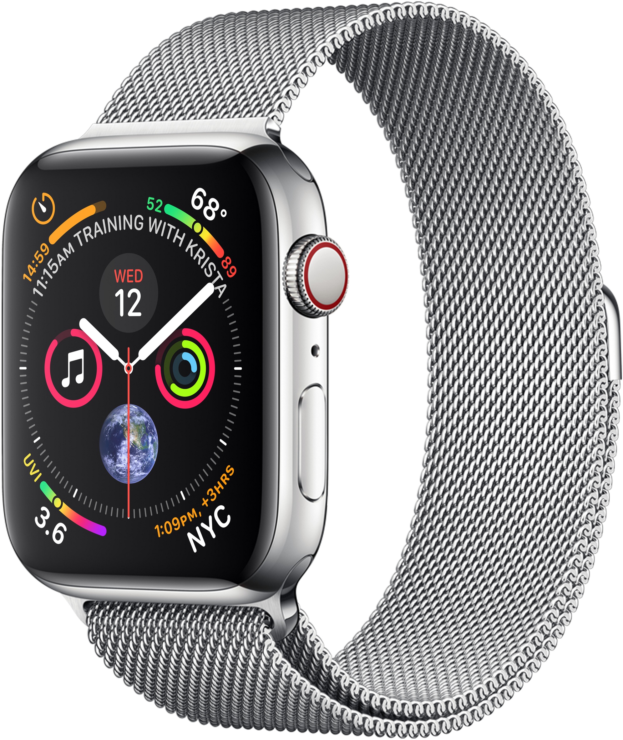 Apple Watch Series 4 (RVS bandje, 44mm) RVS (RVS): beste prijs - Tweakers