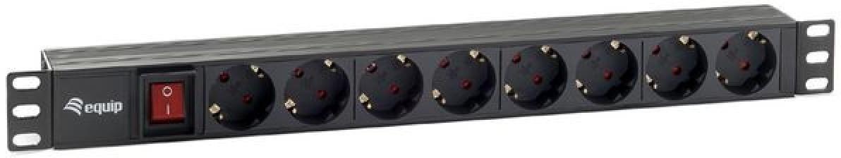 Equip 19" Plastic 8-Bay DIN PDU - Kenmerken - Tweakers