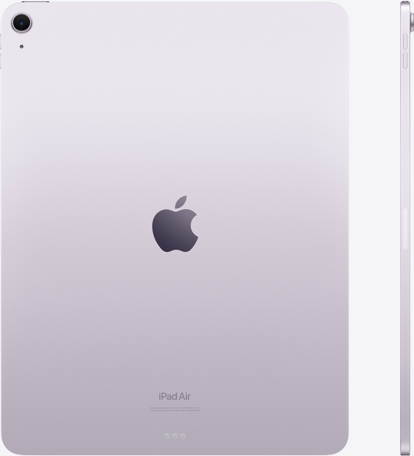 Specificaties van Apple iPad Air (2024) 13", Wi-Fi, 256GB opslag Paars - Tweakers