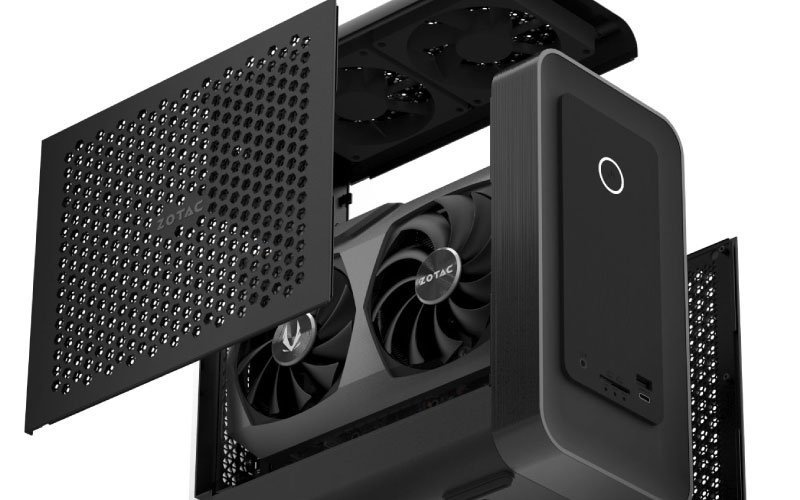 Zotac voorziet compacte ZBOX Magnus One-pc van GeForce RTX 3070 - Tweakers