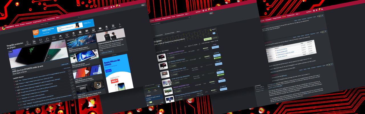 Join the dark site - Native dark mode voor Tweakers - IT Pro - .Plans - Tweakers