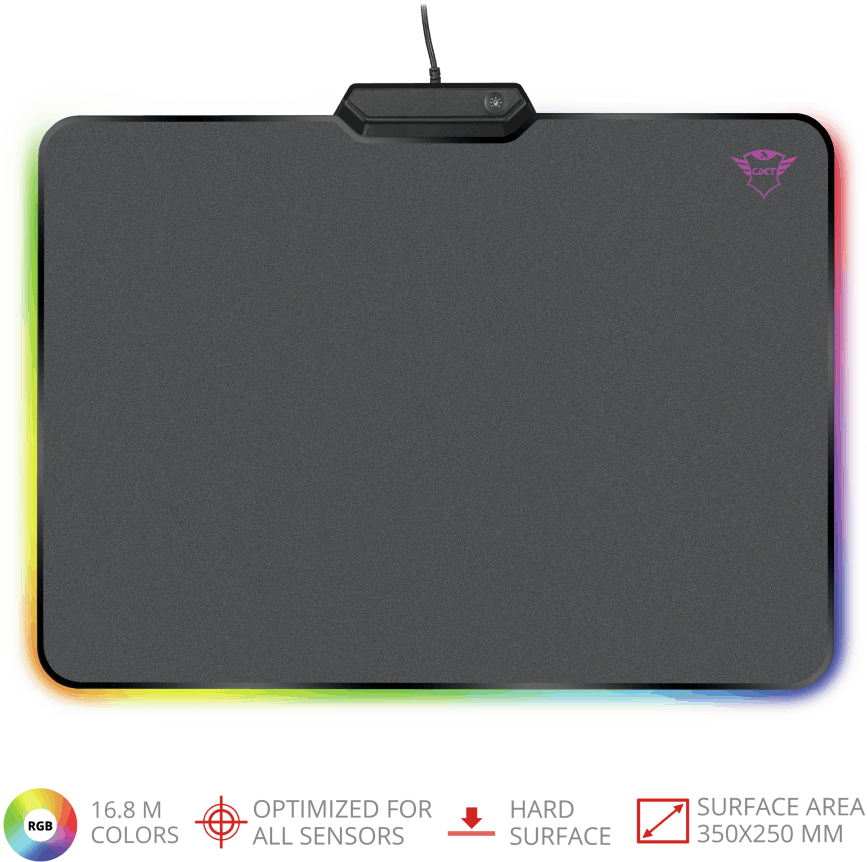 Specificaties van Trust GXT 760 Glide RGB Mousepad - Tweakers