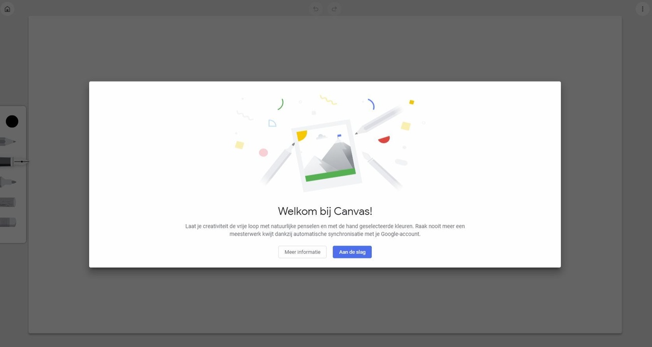 Google maakt web-app Canvas voor maken tekeningen beschikbaar - Tablets ...