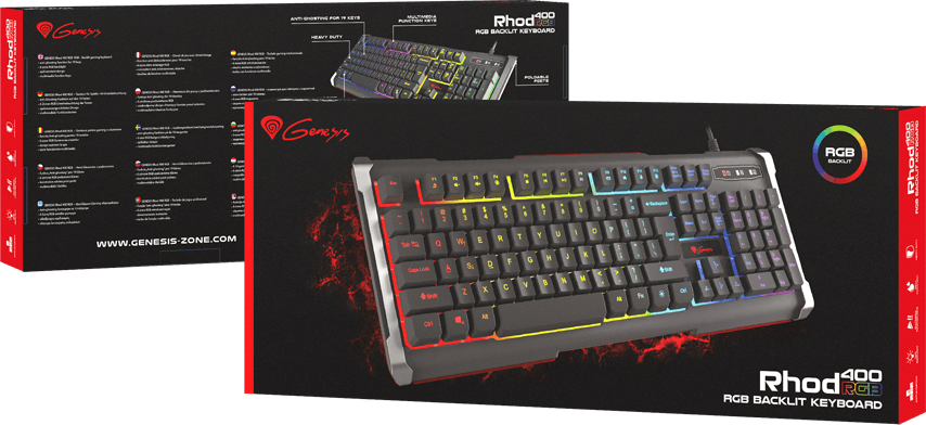 Specificaties van Genesis Rhod 400 RGB - Tweakers