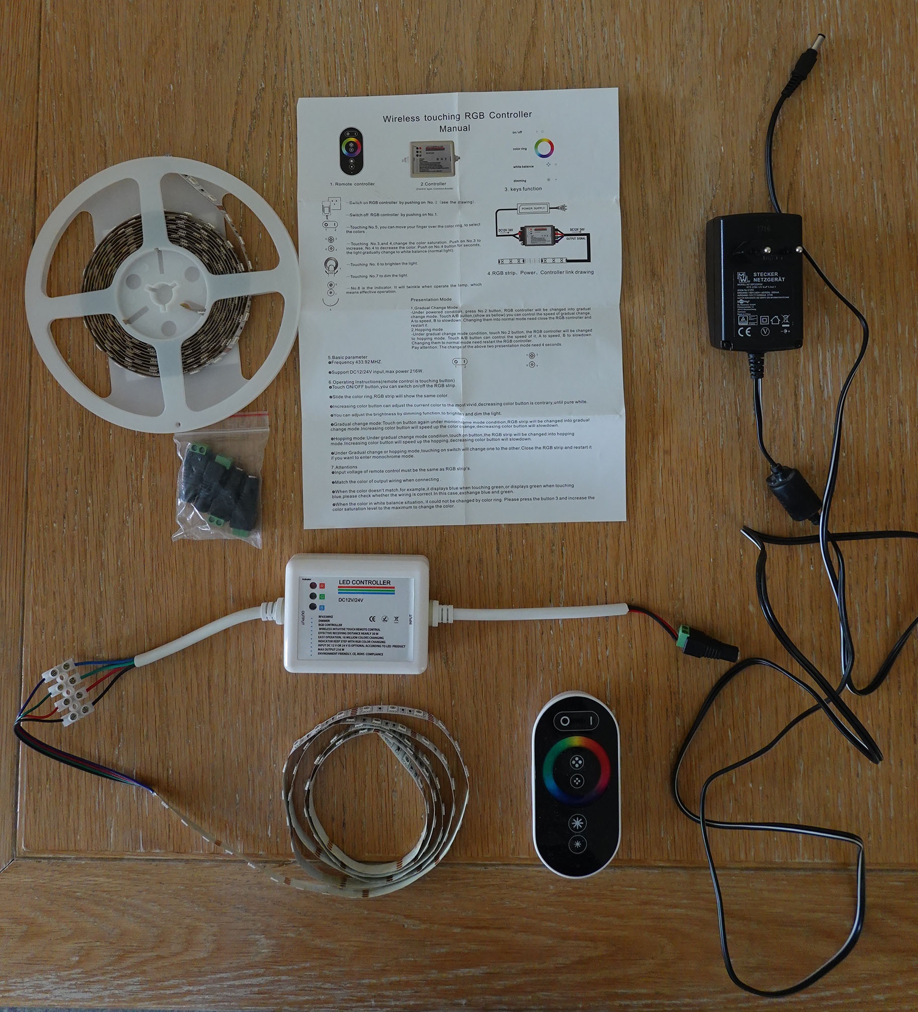 LED strip set (kleuren aanpassen werkt niet meer) aangeboden - Vraag ...