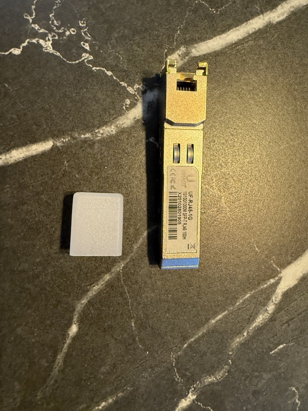 Ubiquiti UF-RJ45-1G SFP Module aangeboden - Vraag & Aanbod - Tweakers