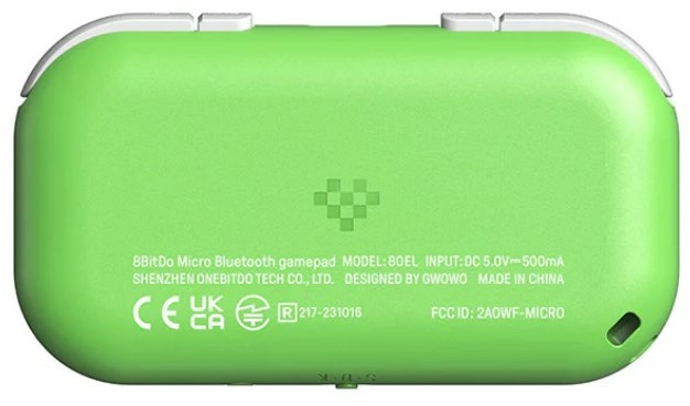 Specificaties van 8Bitdo Micro Groen - Tweakers