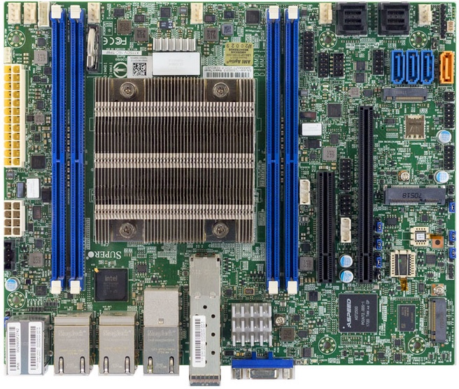 Specificaties van Supermicro X11SDV-16C-TP8F (bulk) - Tweakers