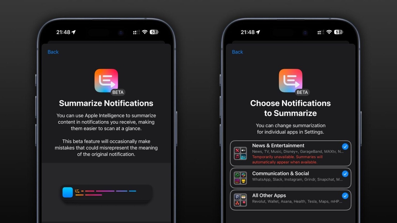 Apple maakt menu's weer transparanter in vierde bèta iOS 26 - Tweakers