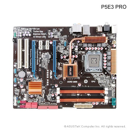 Asus P5E3 PRO - Kenmerken - Tweakers