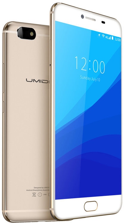 Specificaties van Umidigi C Note Goud - Tweakers