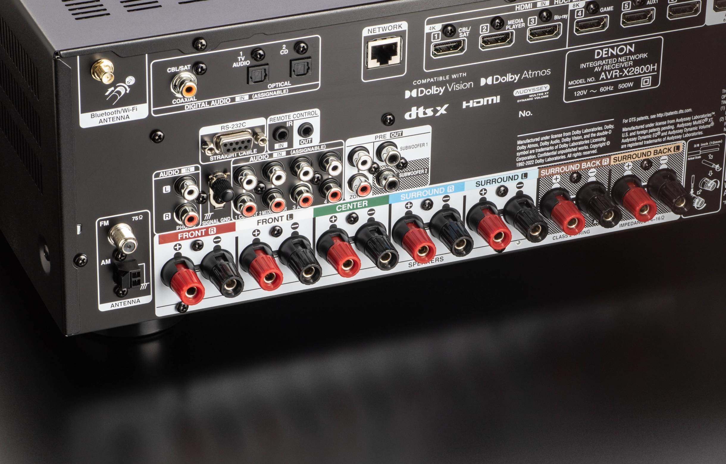 Specificaties van Denon AVR-X2800H DAB - Tweakers