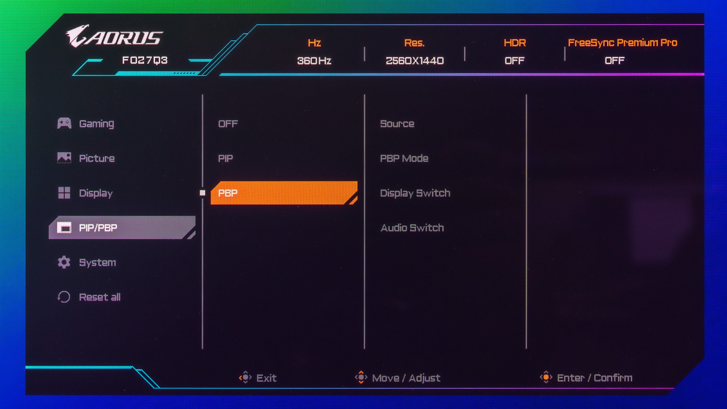 Gigabyte Aorus FO27Q3 Review - Tweakers