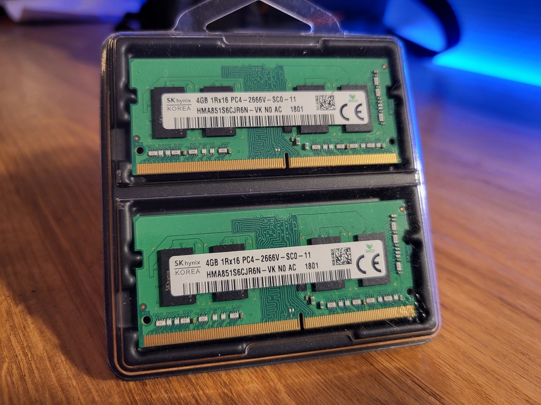Hynix 2x 4GB DDR4 laptop ram HMA851S6CJR6N aangeboden - Vraag & Aanbod ...
