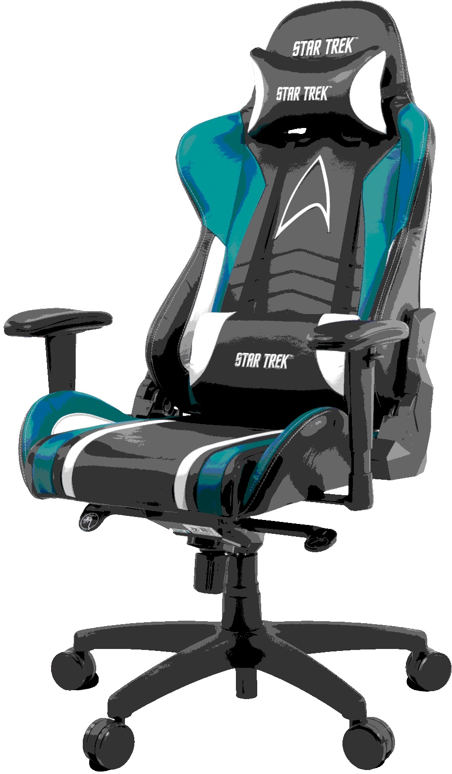 Arozzi Gaming Chair Star Trek Edition Zwart/Blauw - Kenmerken - Tweakers