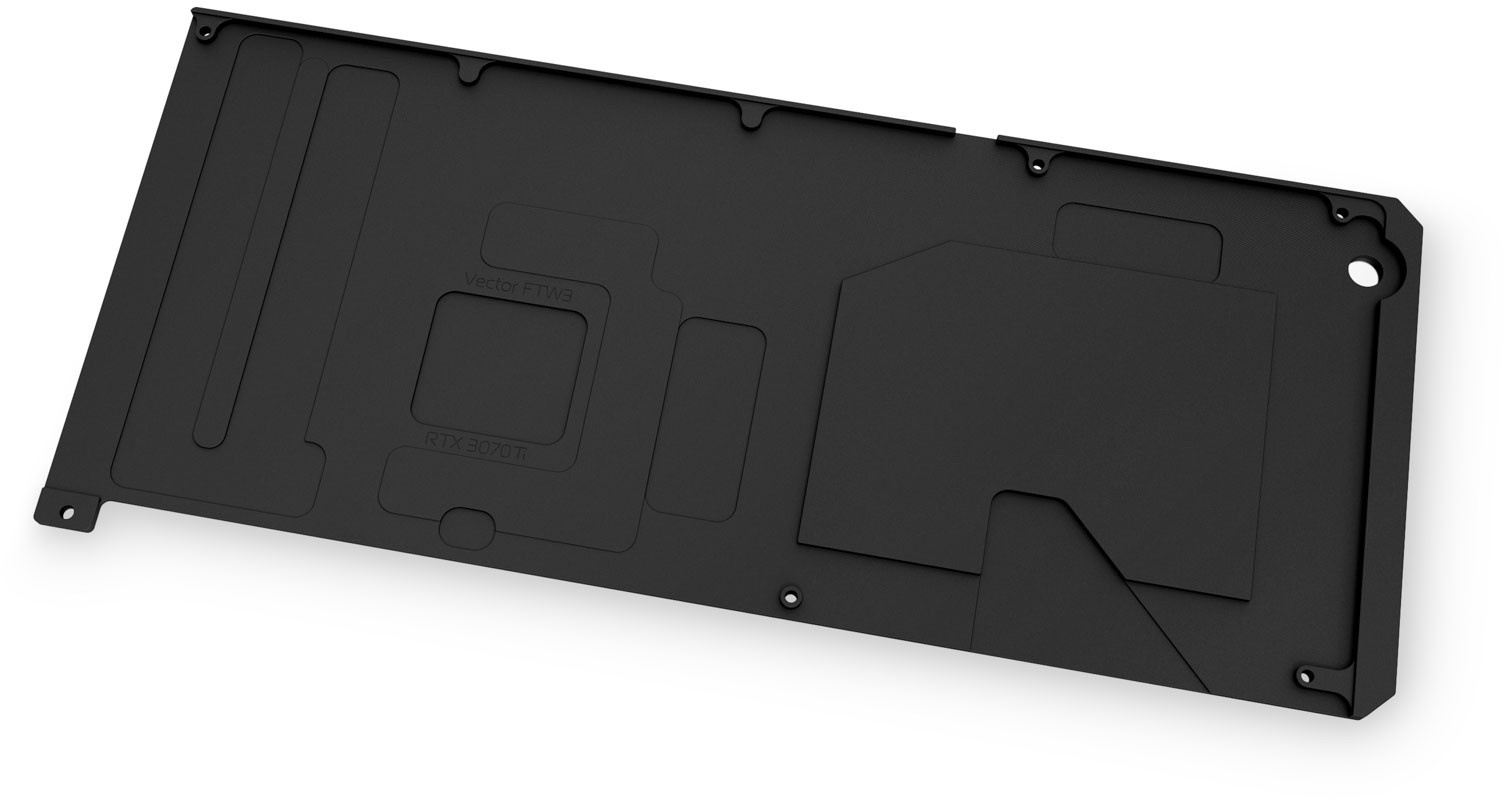 EK Water Blocks EK-Quantum Vector FTW3 RTX 3070 Ti Backplate - Black ...