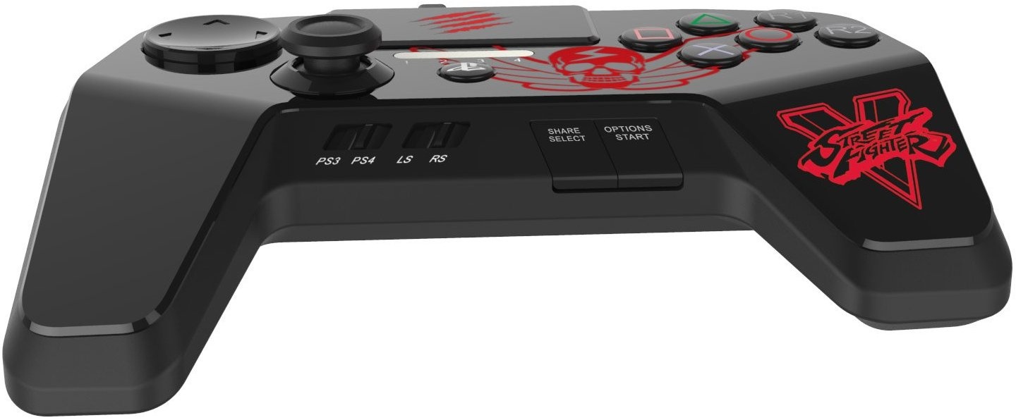 MadCatz Street Fighter V FightPad Pro (Bison) Zwart - Kenmerken - Tweakers